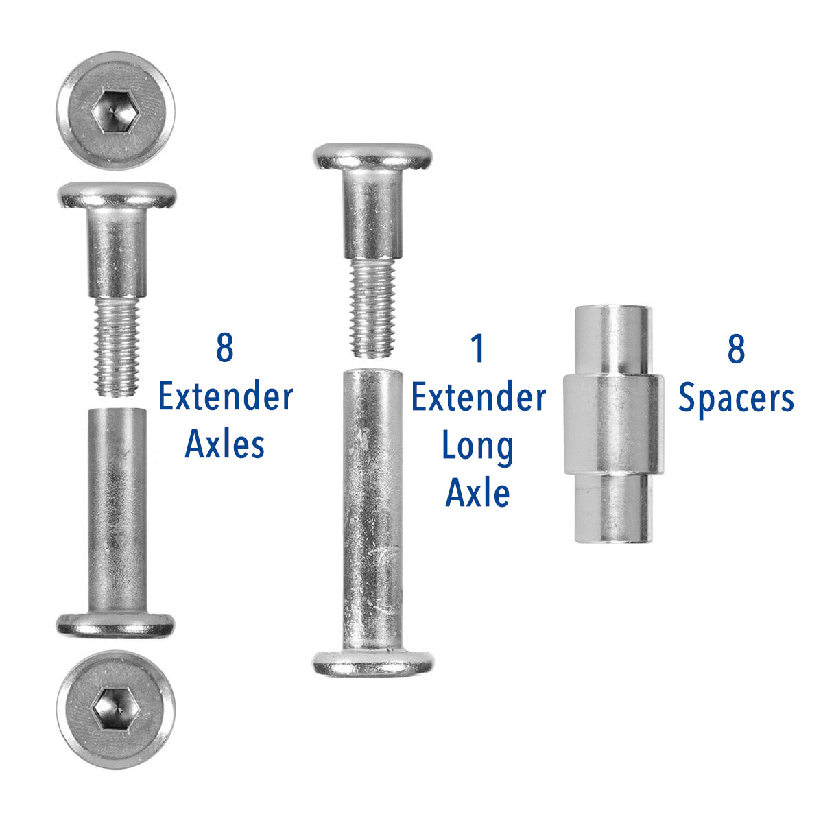 SONIC Extender Axle Kit – Nellden Music, Skates & Sports